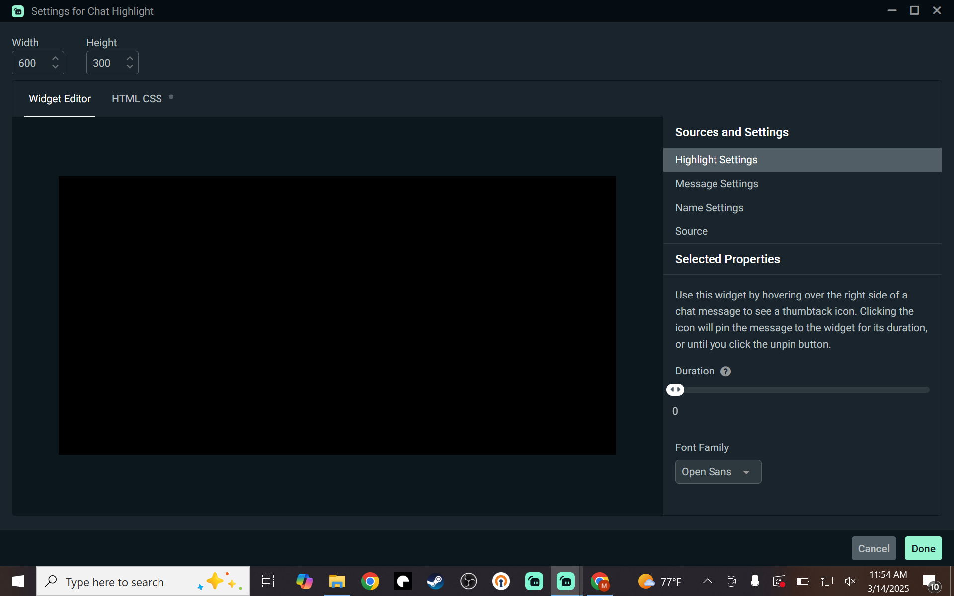 How to Set Up a Chat Highlight Widget – Streamlabs